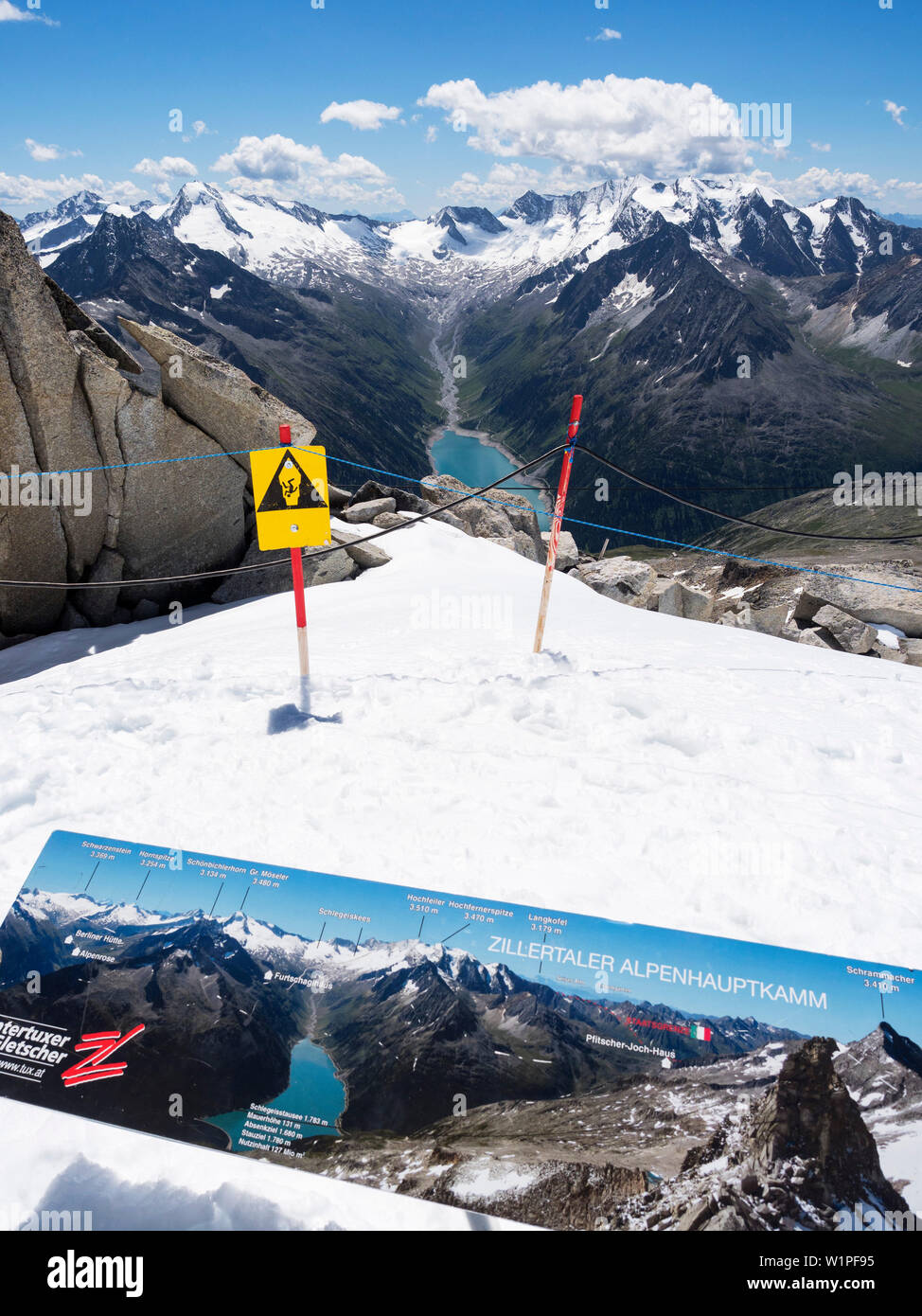 View glacier lake schlegeis hi-res stock photography and images - Alamy