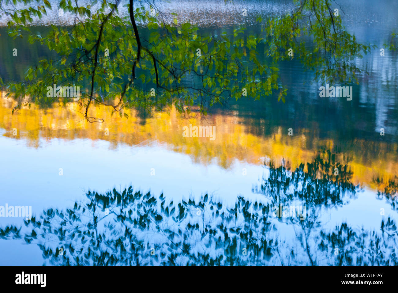 Plitvice lakes National Park, Lika region, Croacia, Europe Stock Photo ...