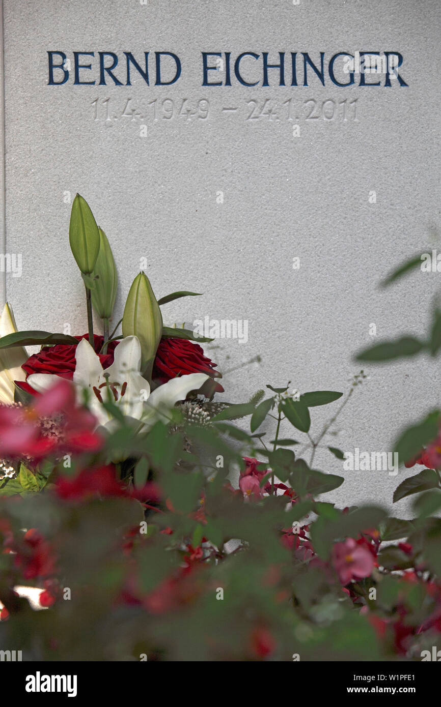 Tombstone of Bernd Eichinger, Bogenhausen, Munich, Bavaria, Germany ...