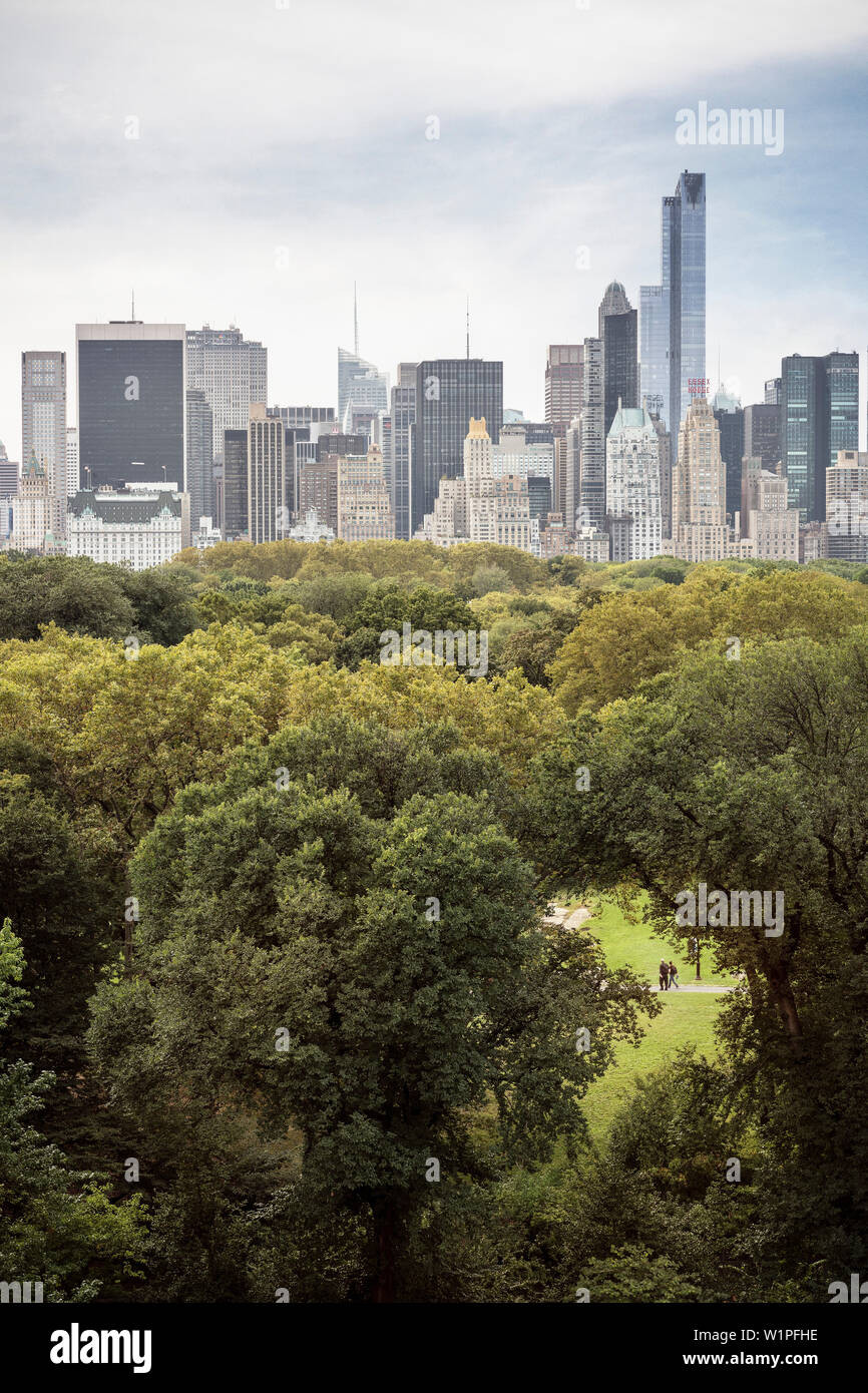 View over central park nyc hi-res stock photography and images - Alamy