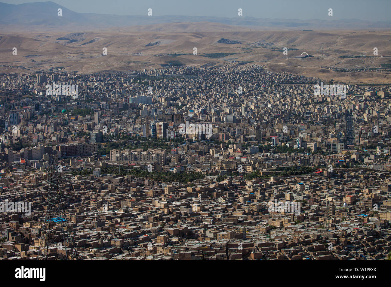 View over Tabriz, Iran, Asia Stock Photo - Alamy