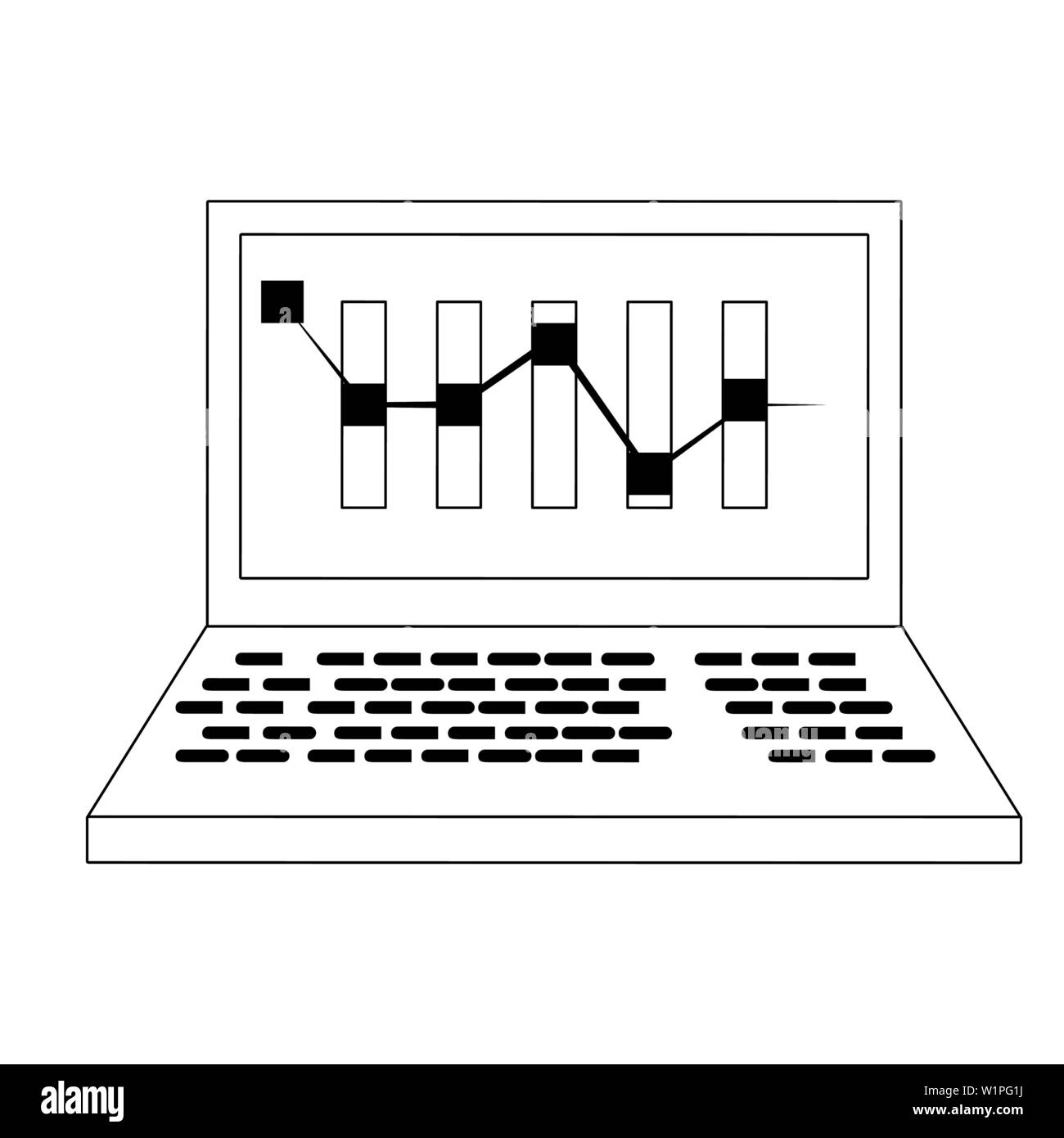 Online stock market investment symbols Stock Vector Image & Art - Alamy