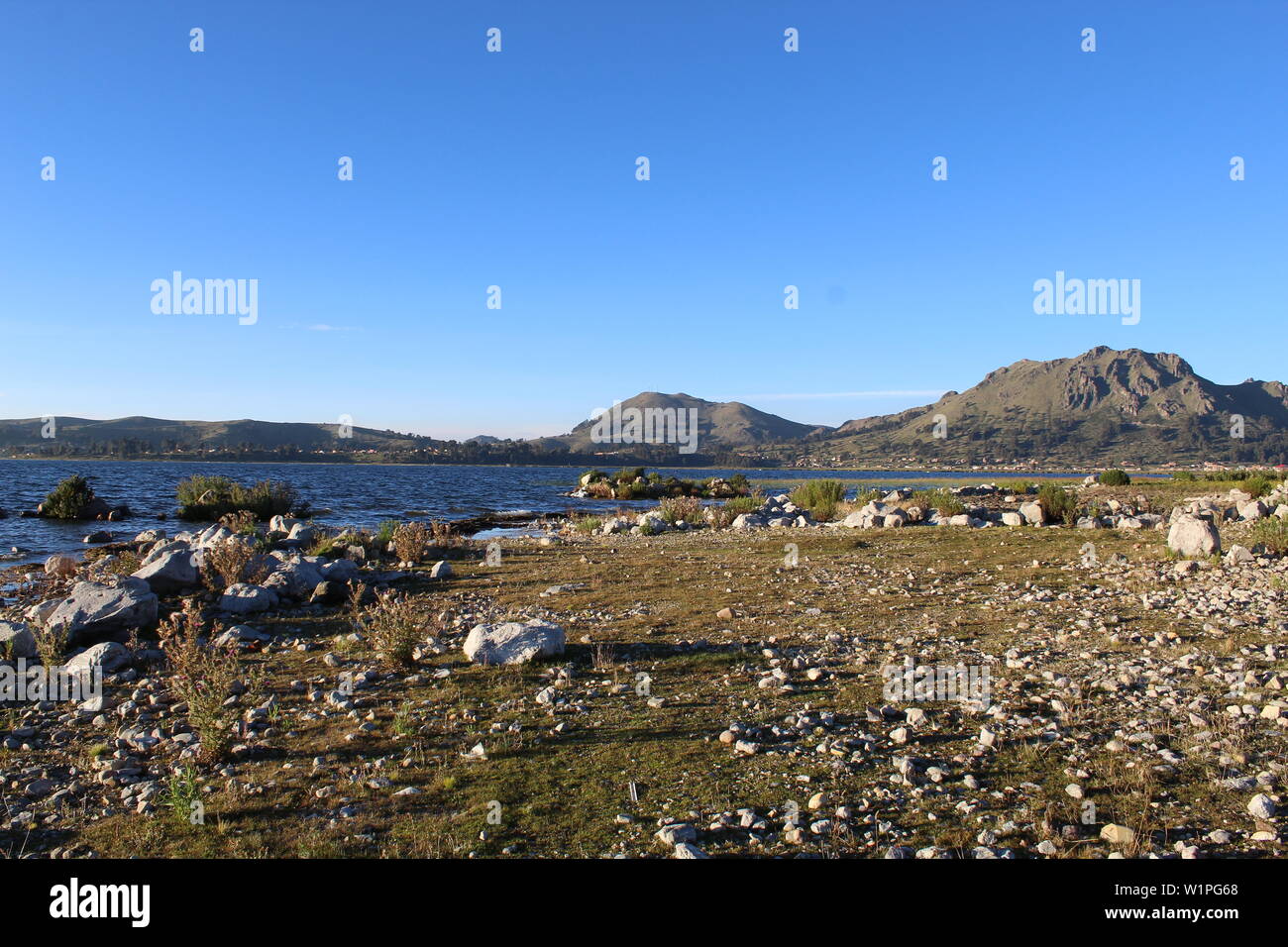landscape Yunguyo Puno, Peru Stock Photo - Alamy