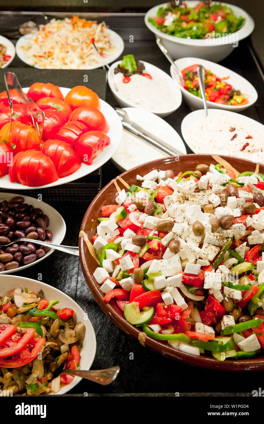 The salad buffet hi-res stock photography and images - Alamy