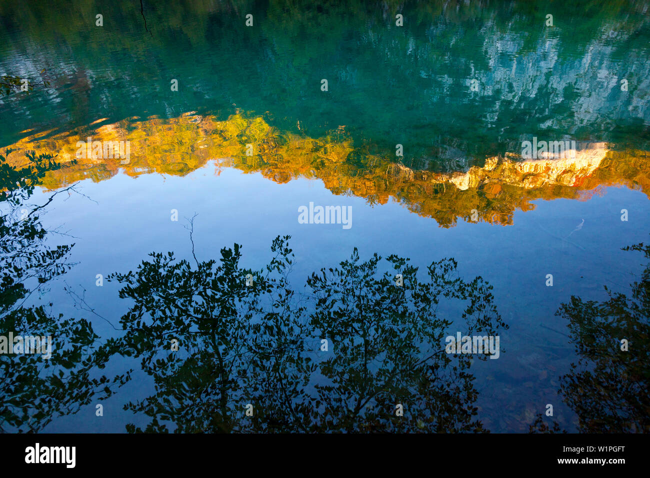 Plitvice lakes National Park, Lika region, Croacia, Europe Stock Photo ...