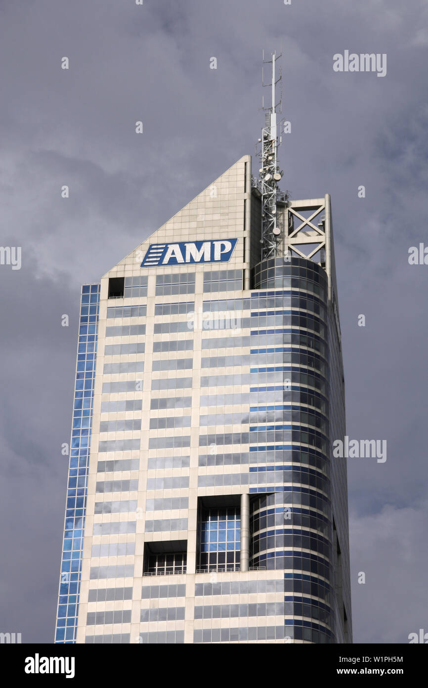 MELBOURNE - FEBRUARY 11: AMP Limited building on February 11, 2009 in ...
