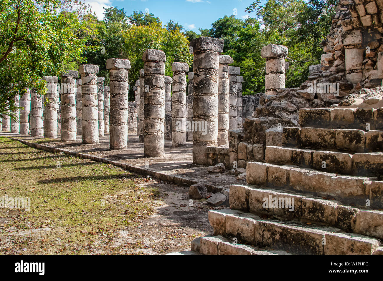 Group of the Thousand Columns Stock Photo - Alamy