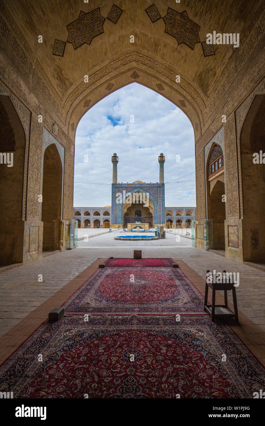 Friday mosque in Esfahan, Iran, Asia Stock Photo - Alamy