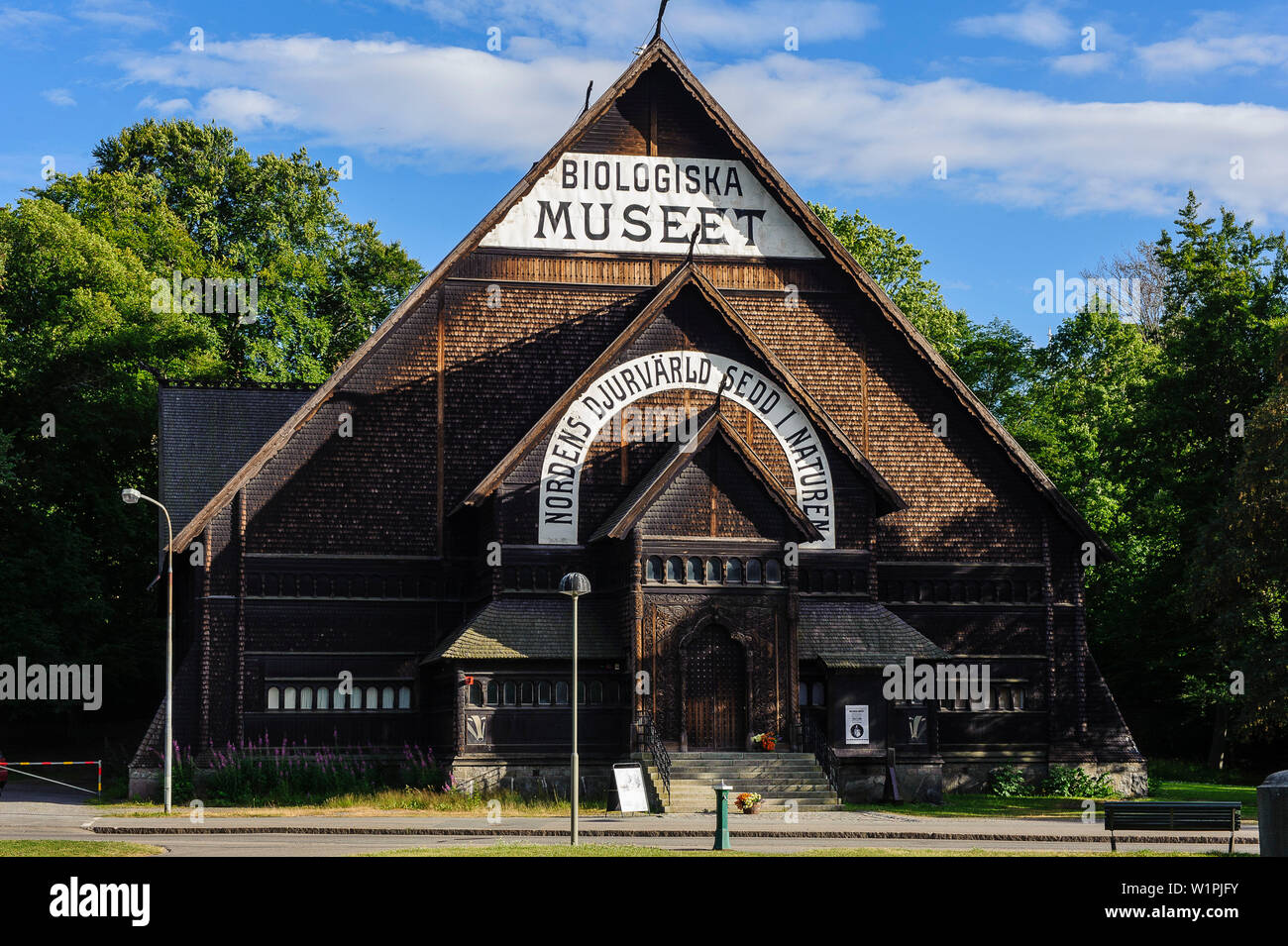 Biology Museum on Djurgarden, Stockholm, Sweden Stock Photo - Alamy