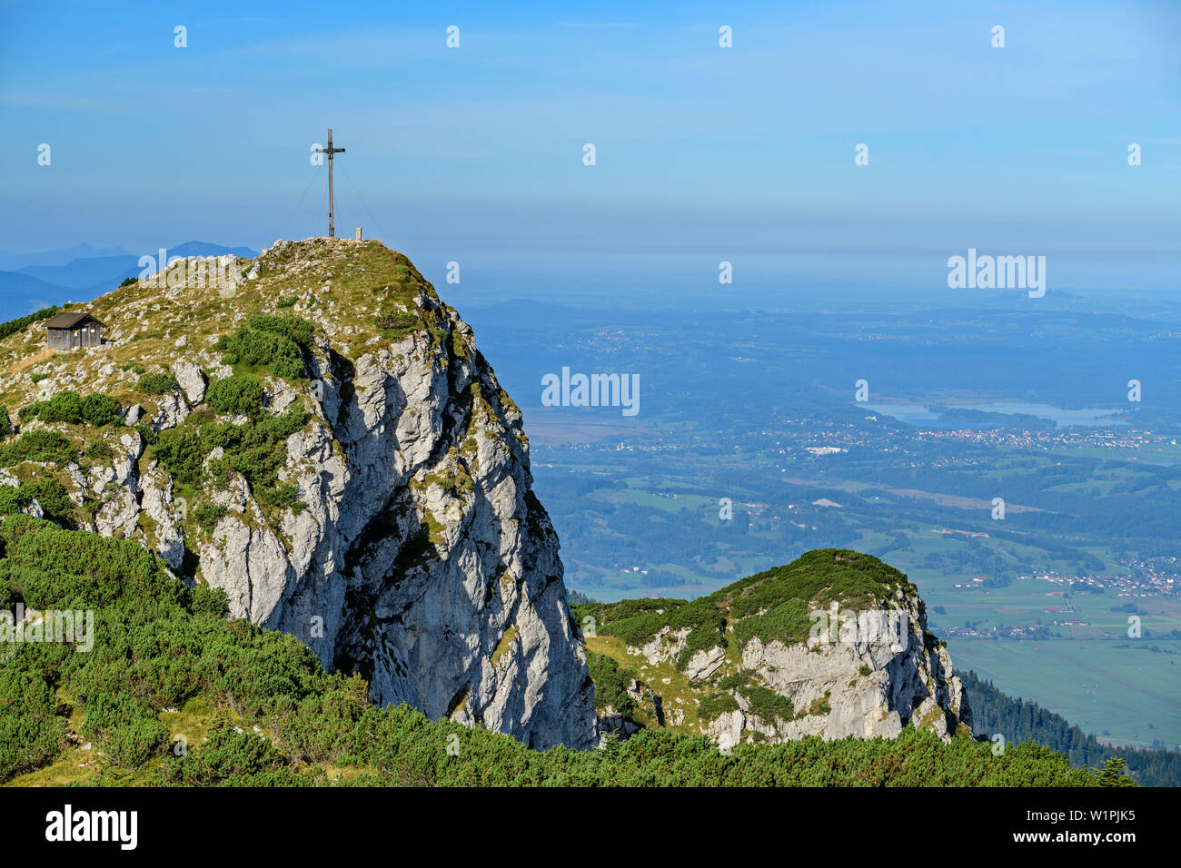 Summit of the Benedict wall with views into the foothills of the ...