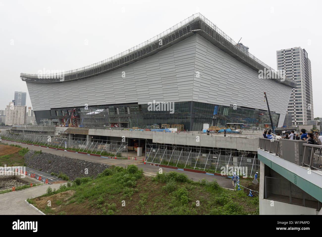 Tokyo, Japan. 3rd July, 2019. A general view of Ariake Arena under ...