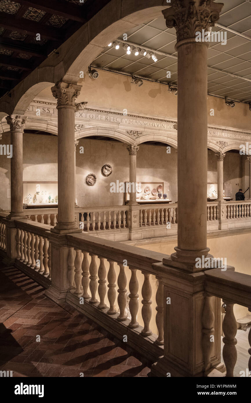 Atrium in the Metropolitan Museum of Art, 5th Ave, Manhattan, NYC, New ...