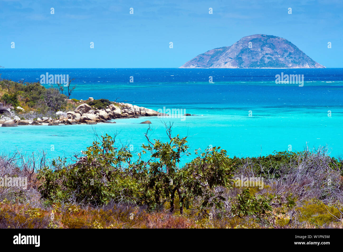 The Blue Lagoon in the Lizard Island group Stock Photo - Alamy