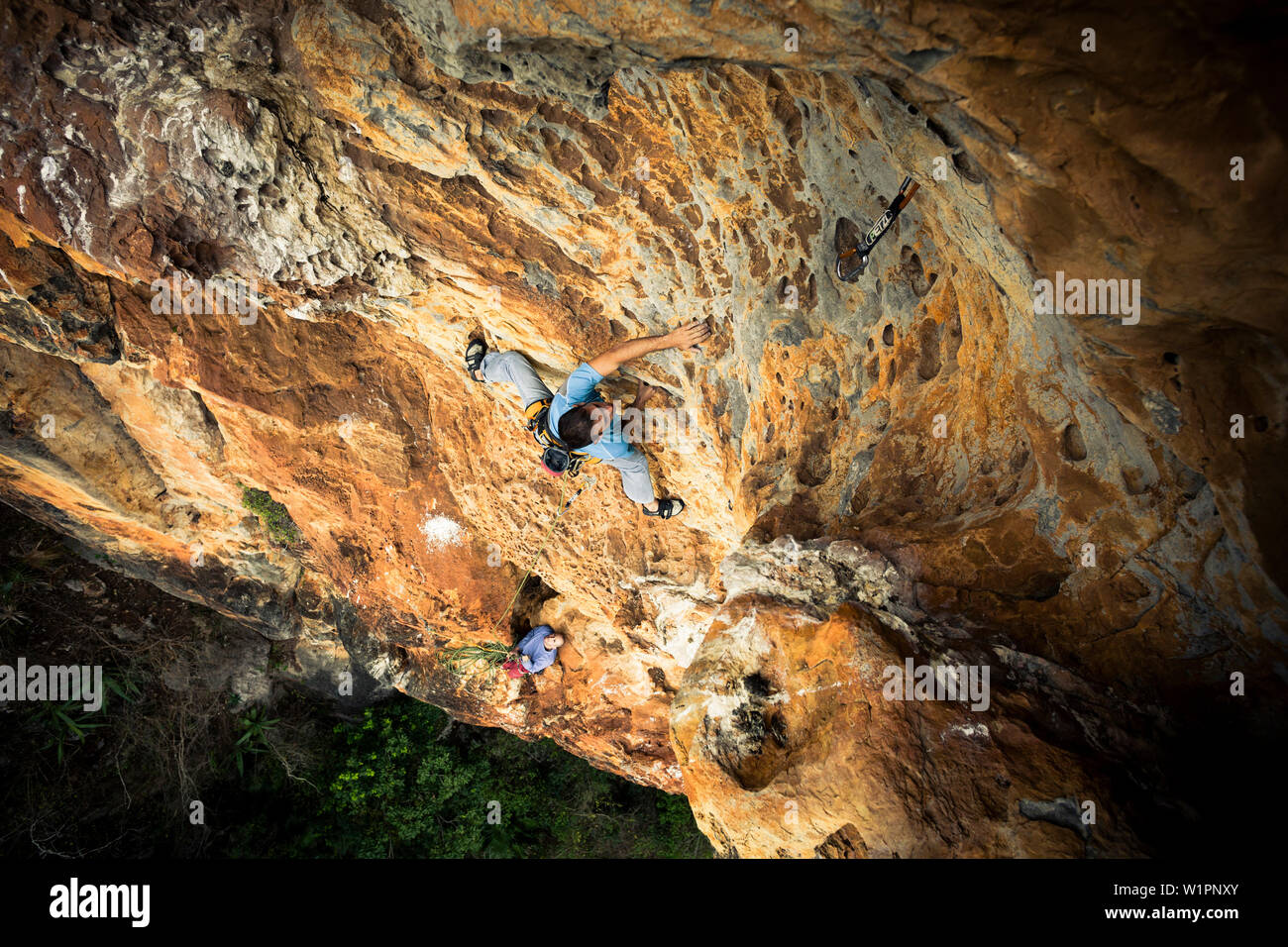 Rock Climbing in the Valle de Vinales, UNESCO National Park, Pinar del ...