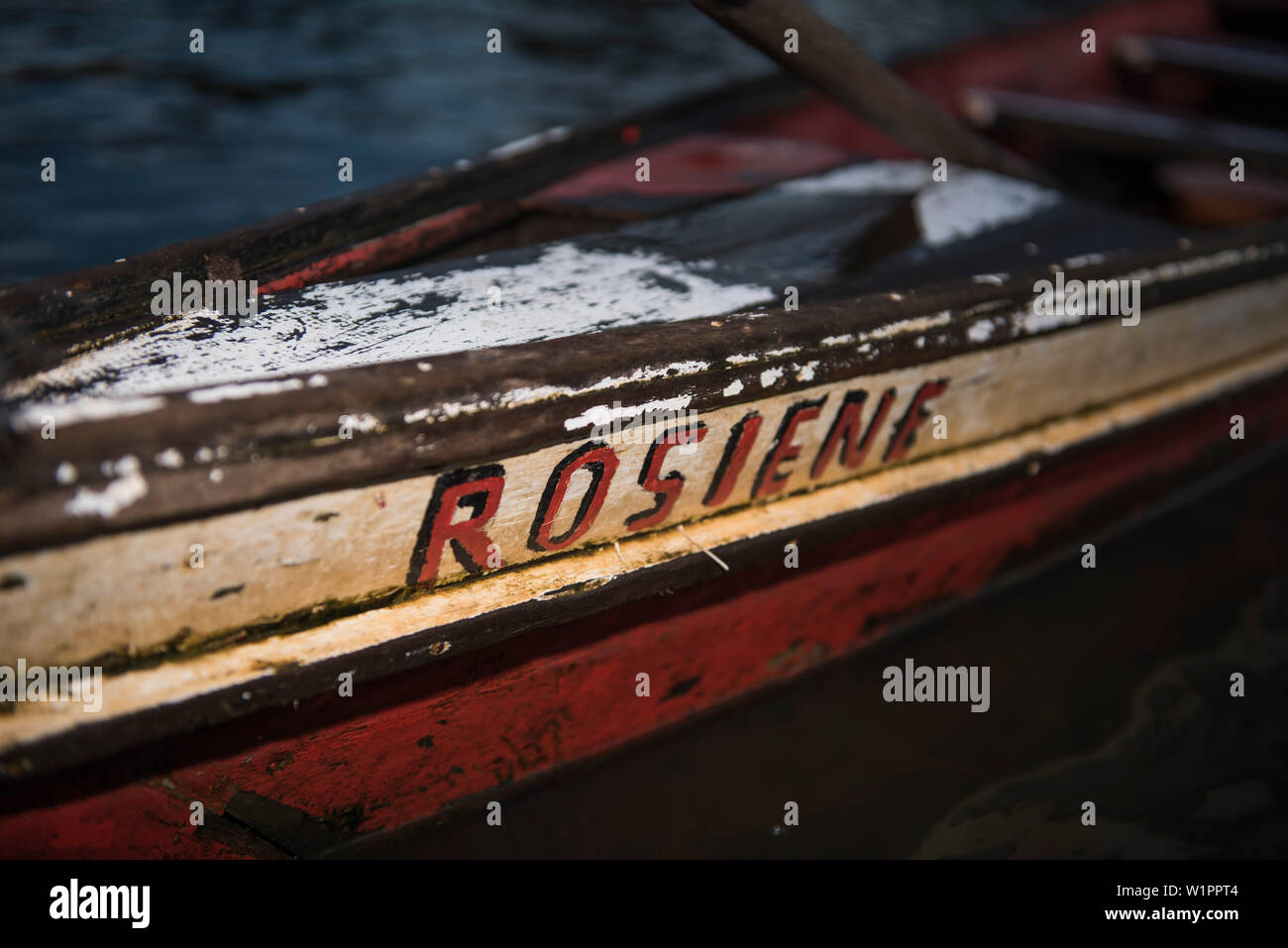 Painted canoe hi-res stock photography and images - Alamy