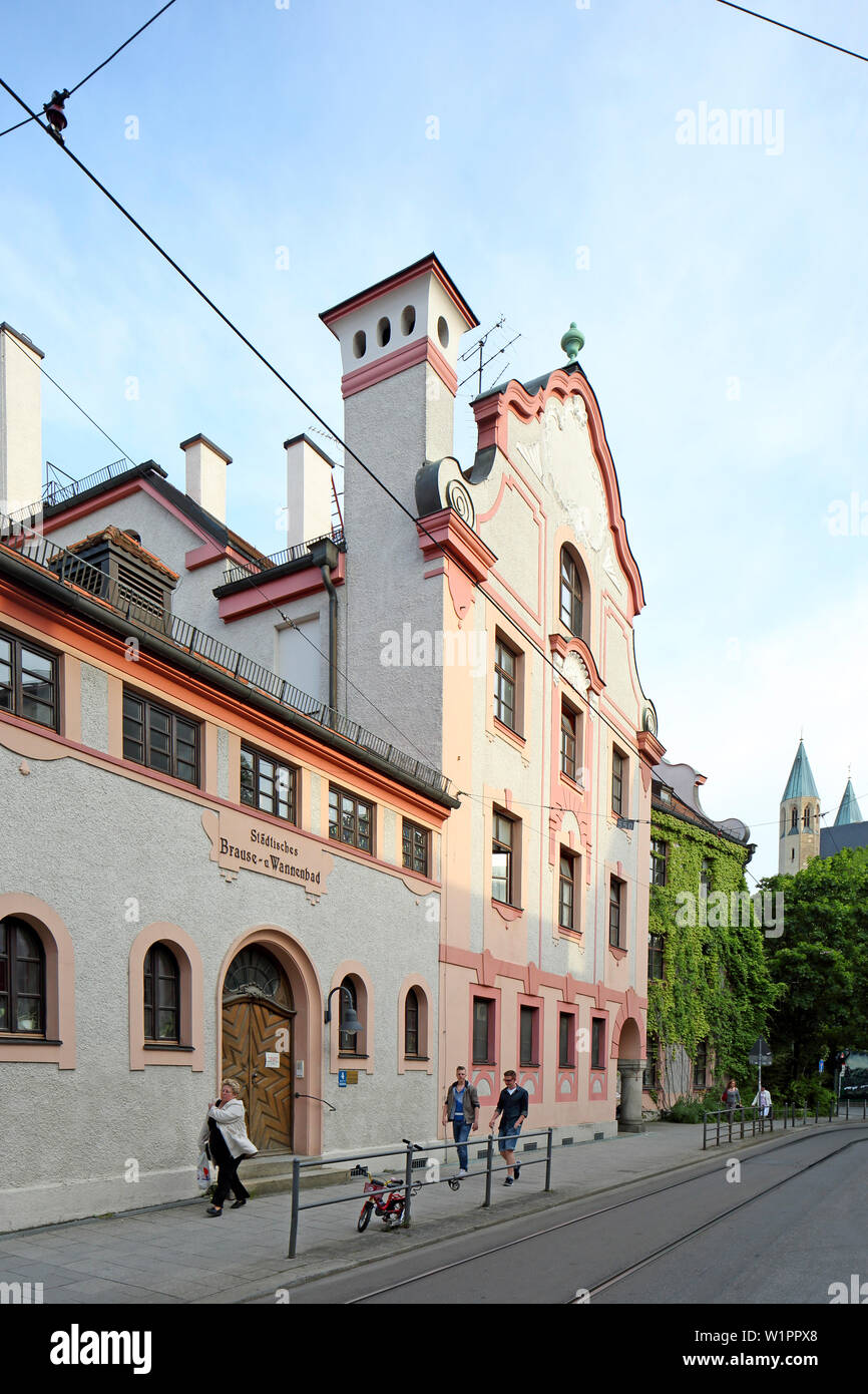 Schlossstrasse, Haidhausen, Munich, Bavaria, Germany Stock Photo - Alamy