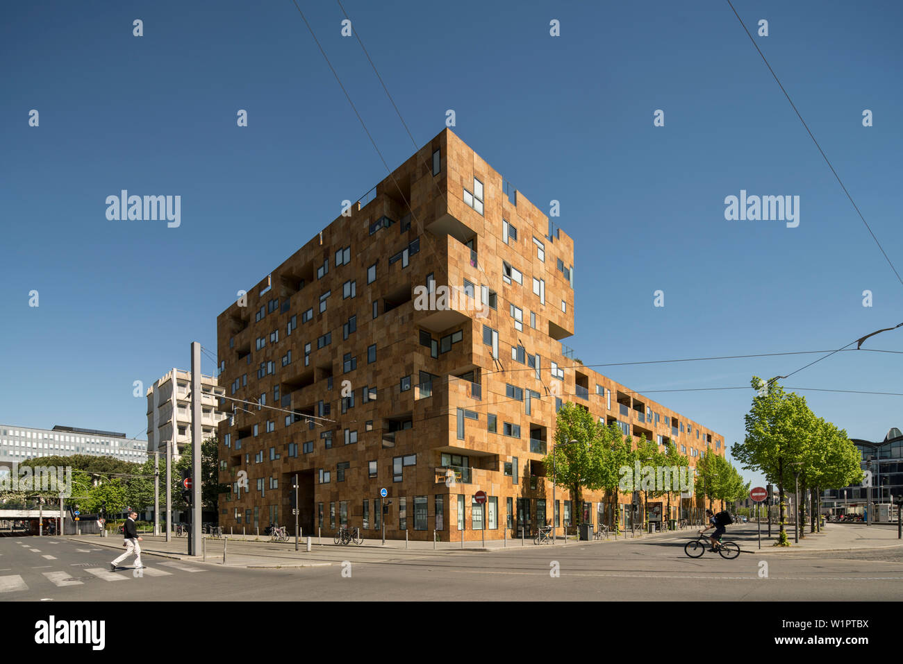 Modern architecture at Randstad Group building at the Cours Maréchal ...