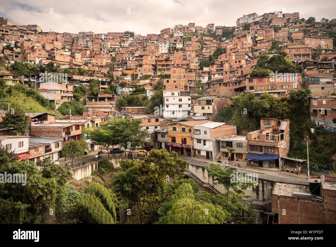 Slums of Medellin, Departmento Antioquia, Colombia, Southamerica Stock ...