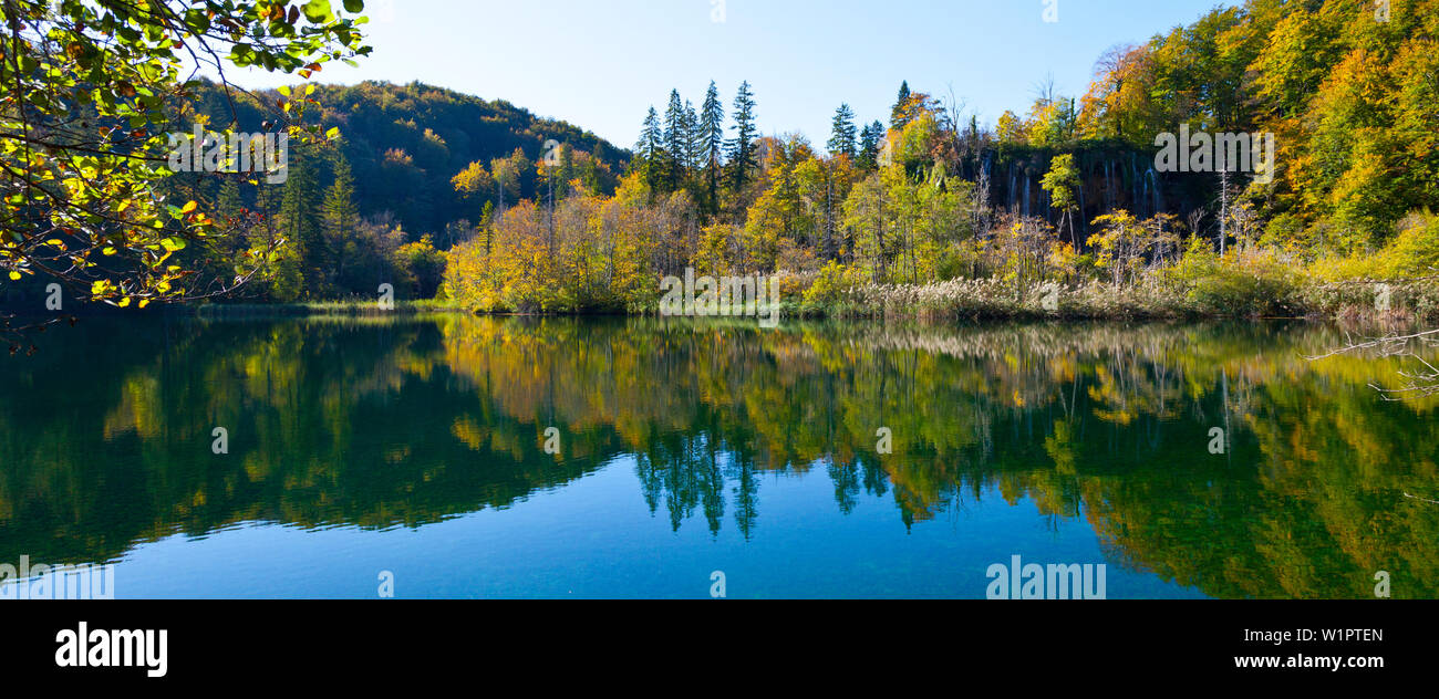 Plitvice lakes National Park, Lika region, Croatia, Europe Stock Photo ...