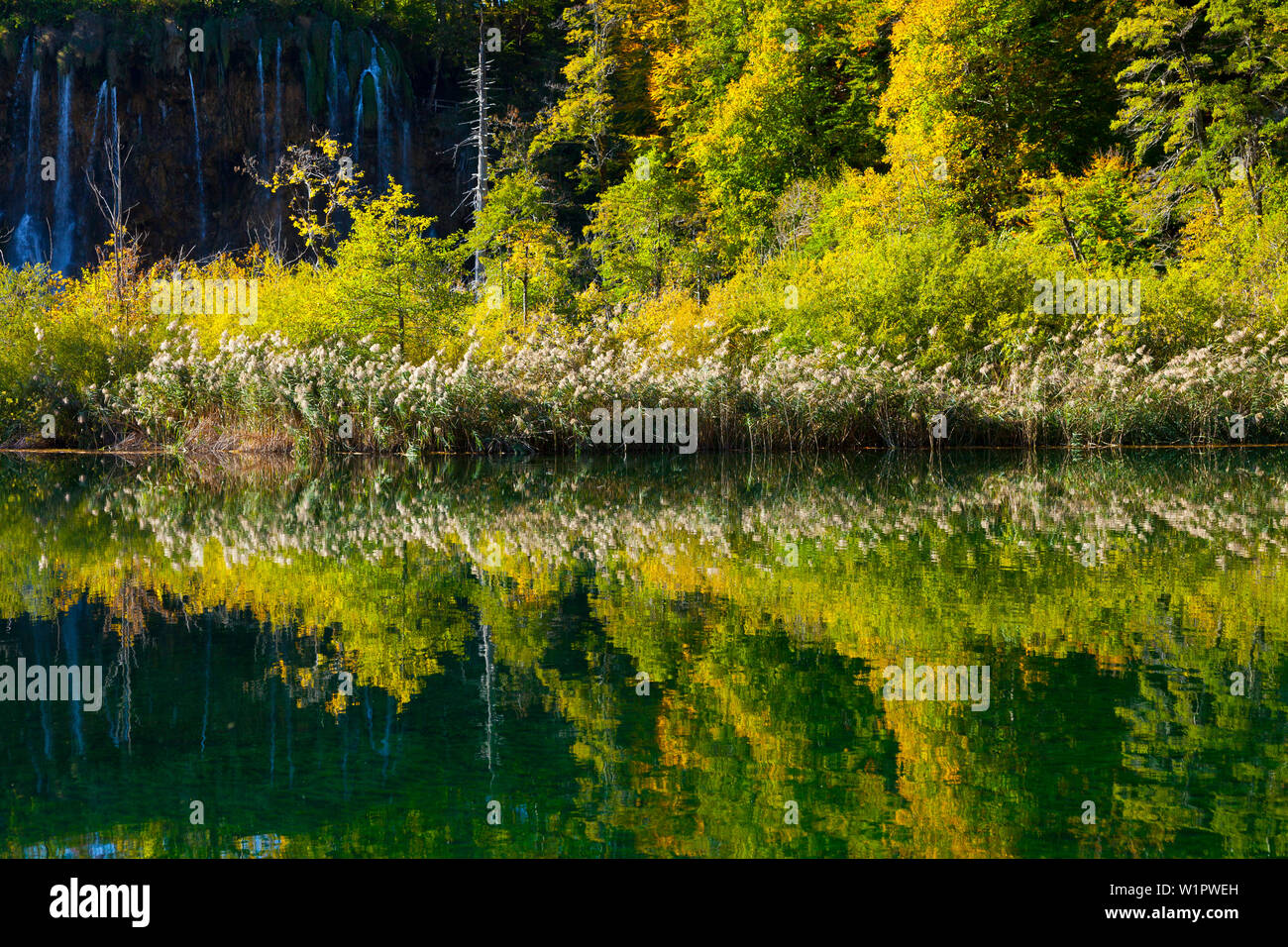 Plitvice lakes National Park, Lika region, Croatia, Europe Stock Photo ...
