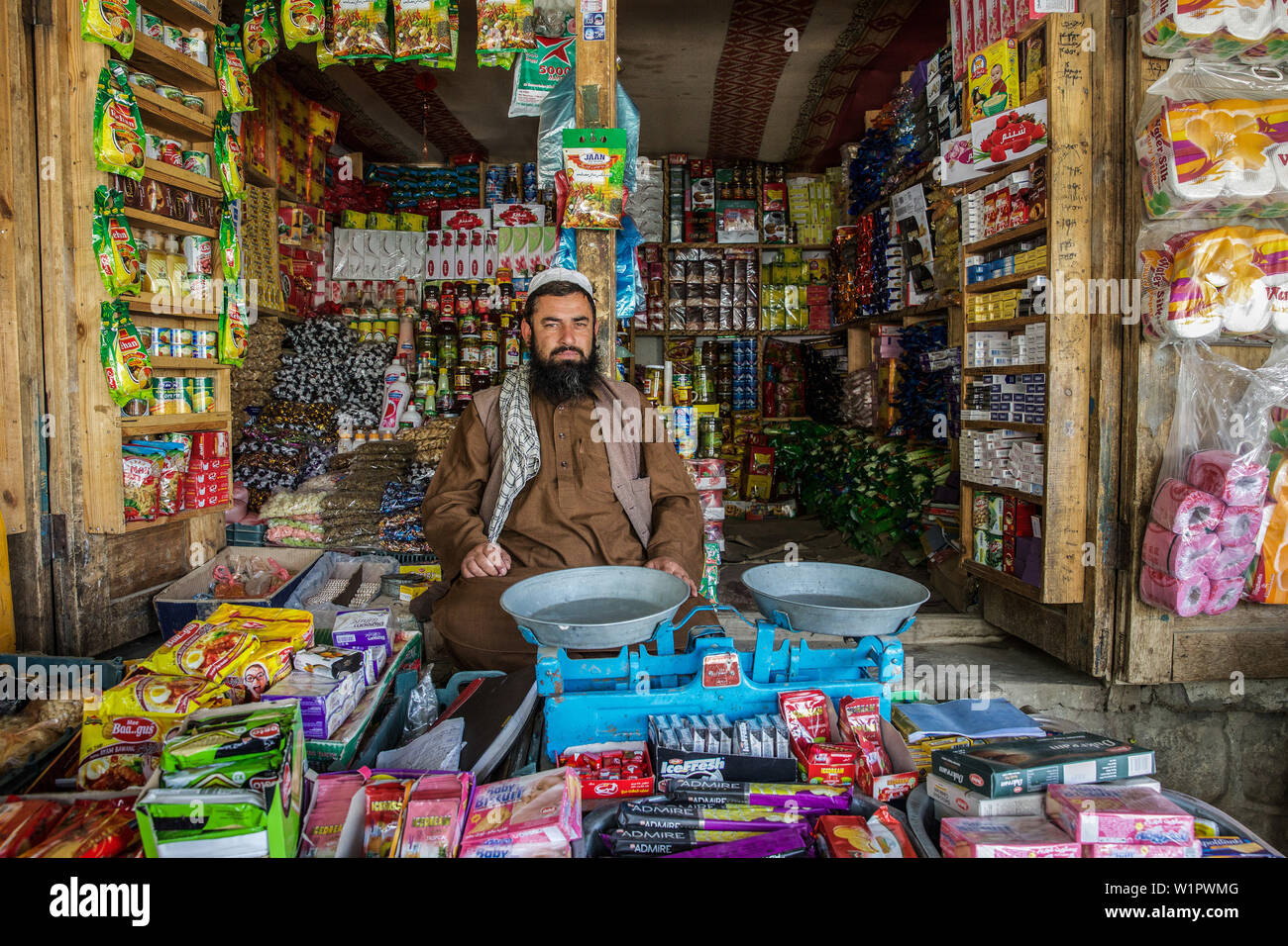 Bazaar in Ishkashim, Afghanistan, Asia Stock Photo - Alamy