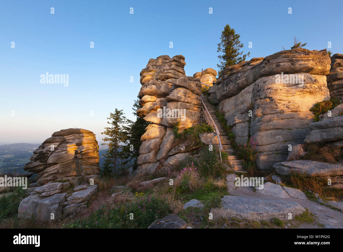 Dreisessel mountain, Bavarian Forest, Bavaria, Germany Stock Photo - Alamy
