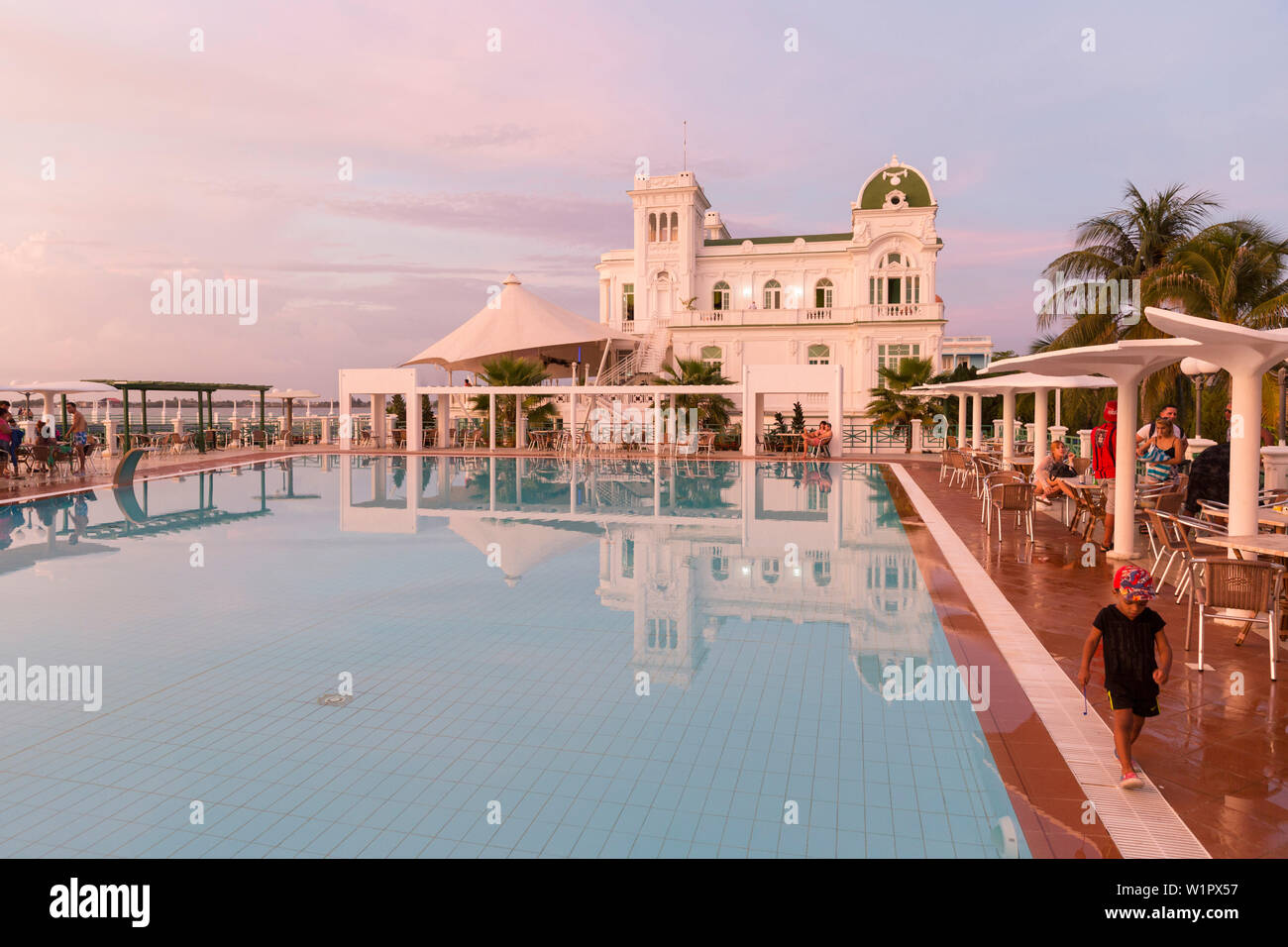 swimming pool at Club Cienfuegos, next to the Marina, Cienfuegos, Cuba ...