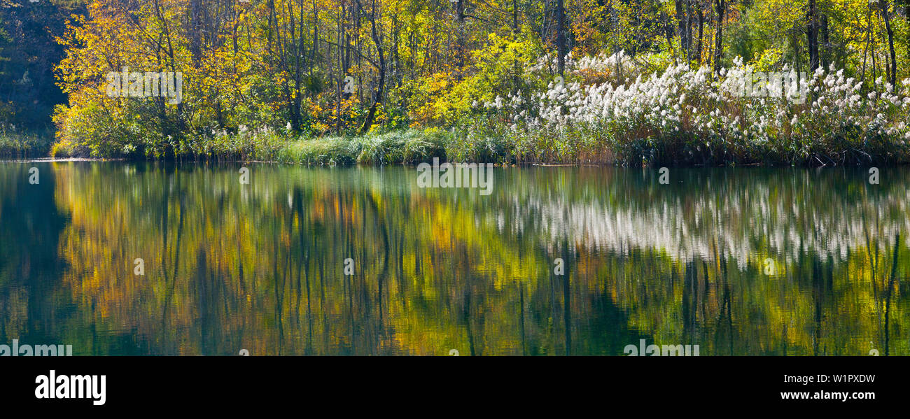 Plitvice lakes National Park, Lika region, Croatia, Europe Stock Photo ...