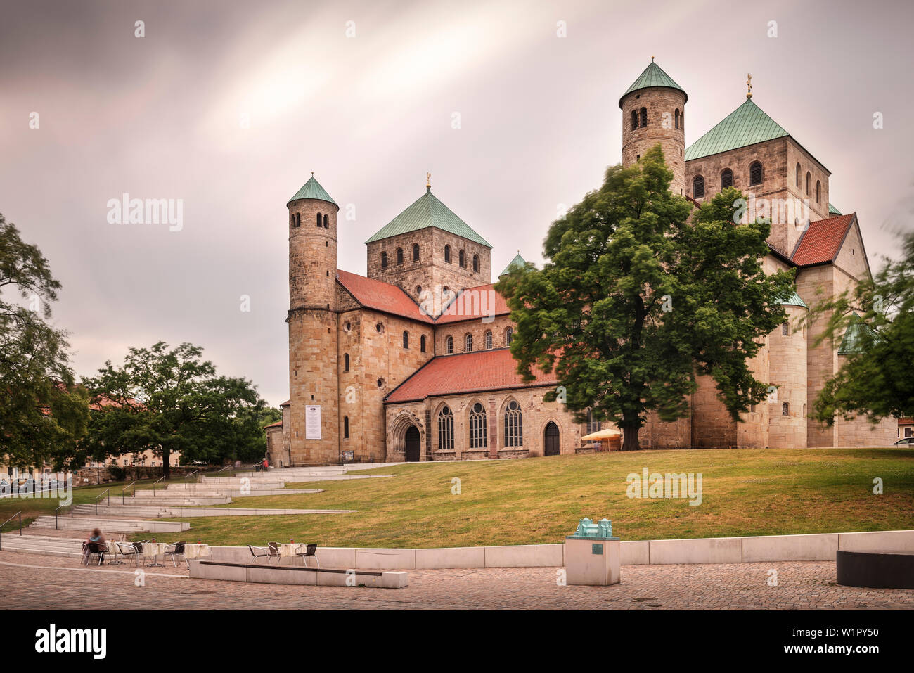 UNESCO World Heritage church of St. Michael in Hildesheim, Lower Saxony ...