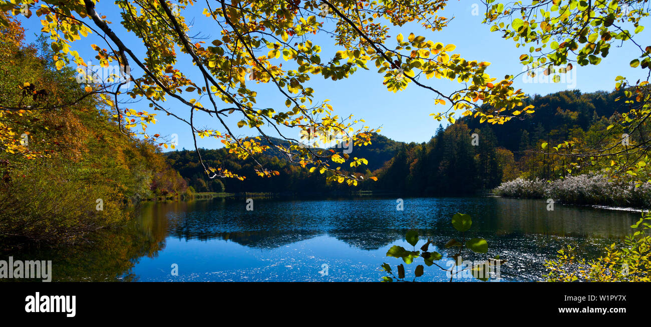 Plitvice lakes National Park, Lika region, Croatia, Europe Stock Photo ...