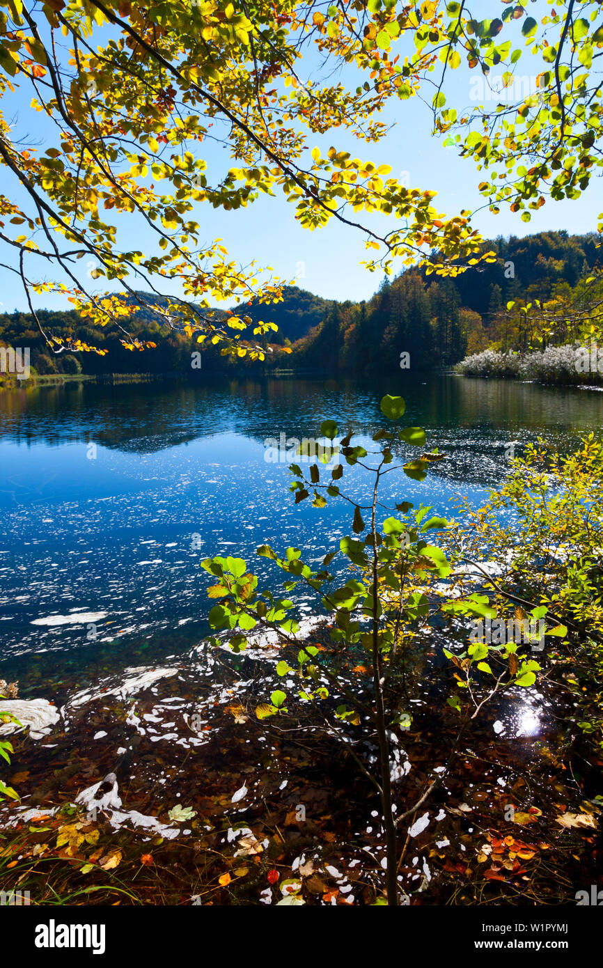 Plitvice lakes National Park, Lika region, Croatia, Europe Stock Photo ...