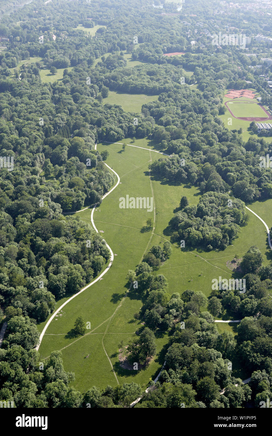 Englischer garten munich aerial hi-res stock photography and images - Alamy
