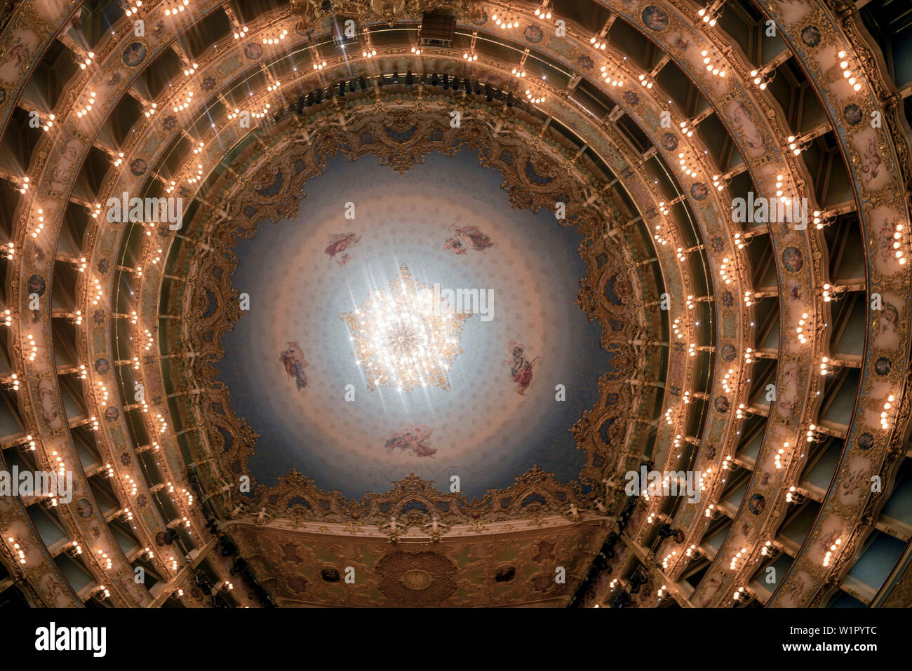 Ceiling of the opera theater hi-res stock photography and images - Alamy