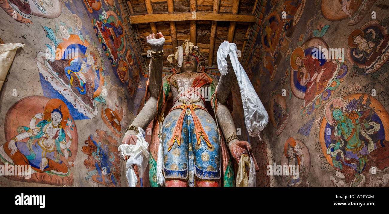 Ladakh india alchi mural hi-res stock photography and images - Alamy