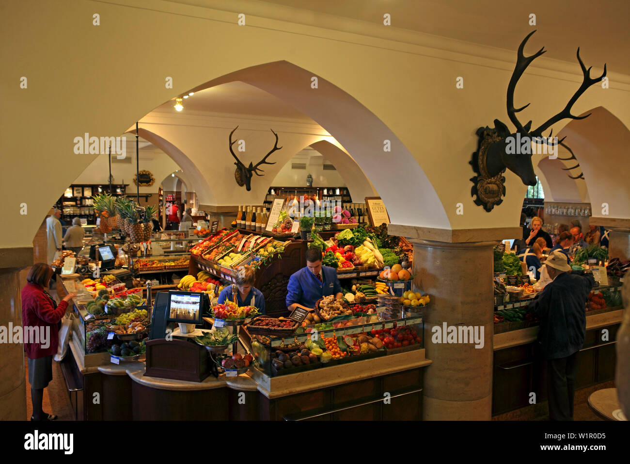 Delikatessen Dallmayr, Dienerstrasse, Munich, Bavaria, Germany Stock ...