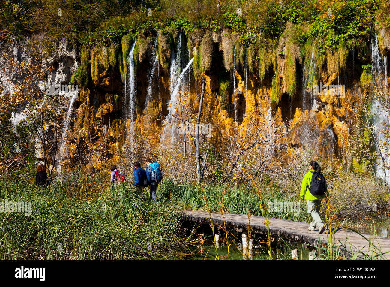 Plitvice lakes National Park, Lika region, Croatia, Europe Stock Photo ...