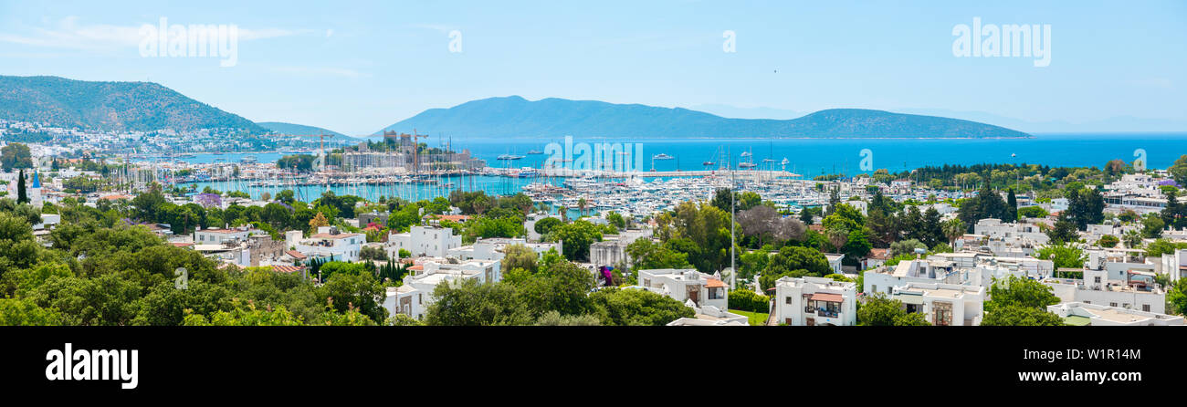 Traditional bodrum houses in bodrum town hi-res stock photography and ...
