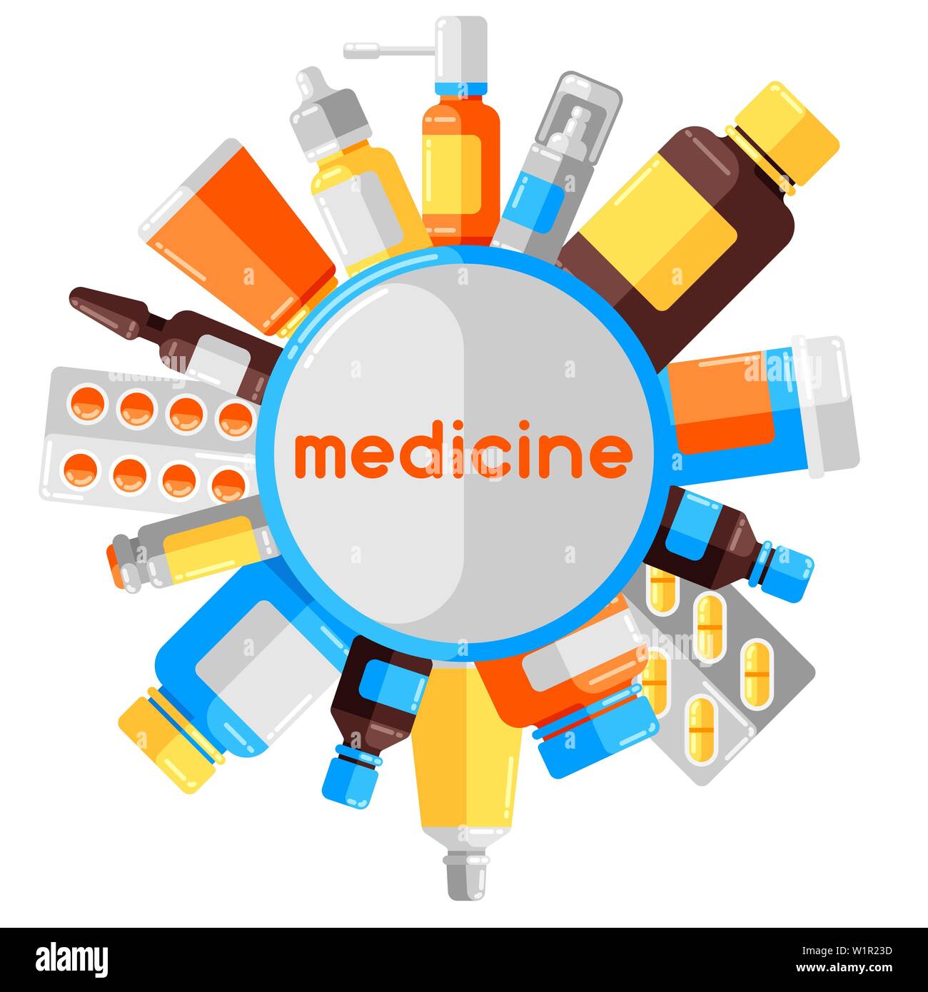 Dosage card Stock Vector Images - Alamy