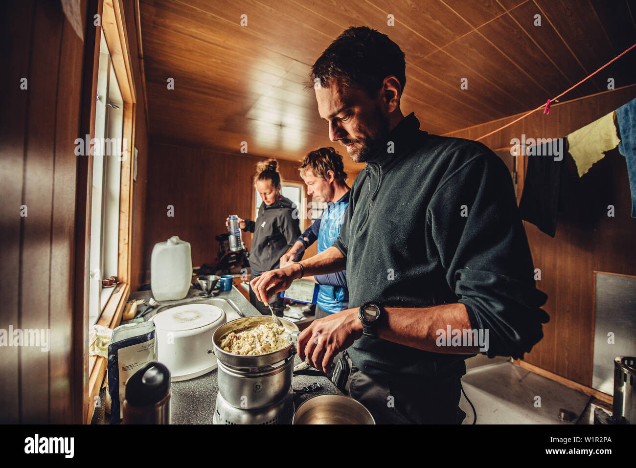 Someone Cooking Food