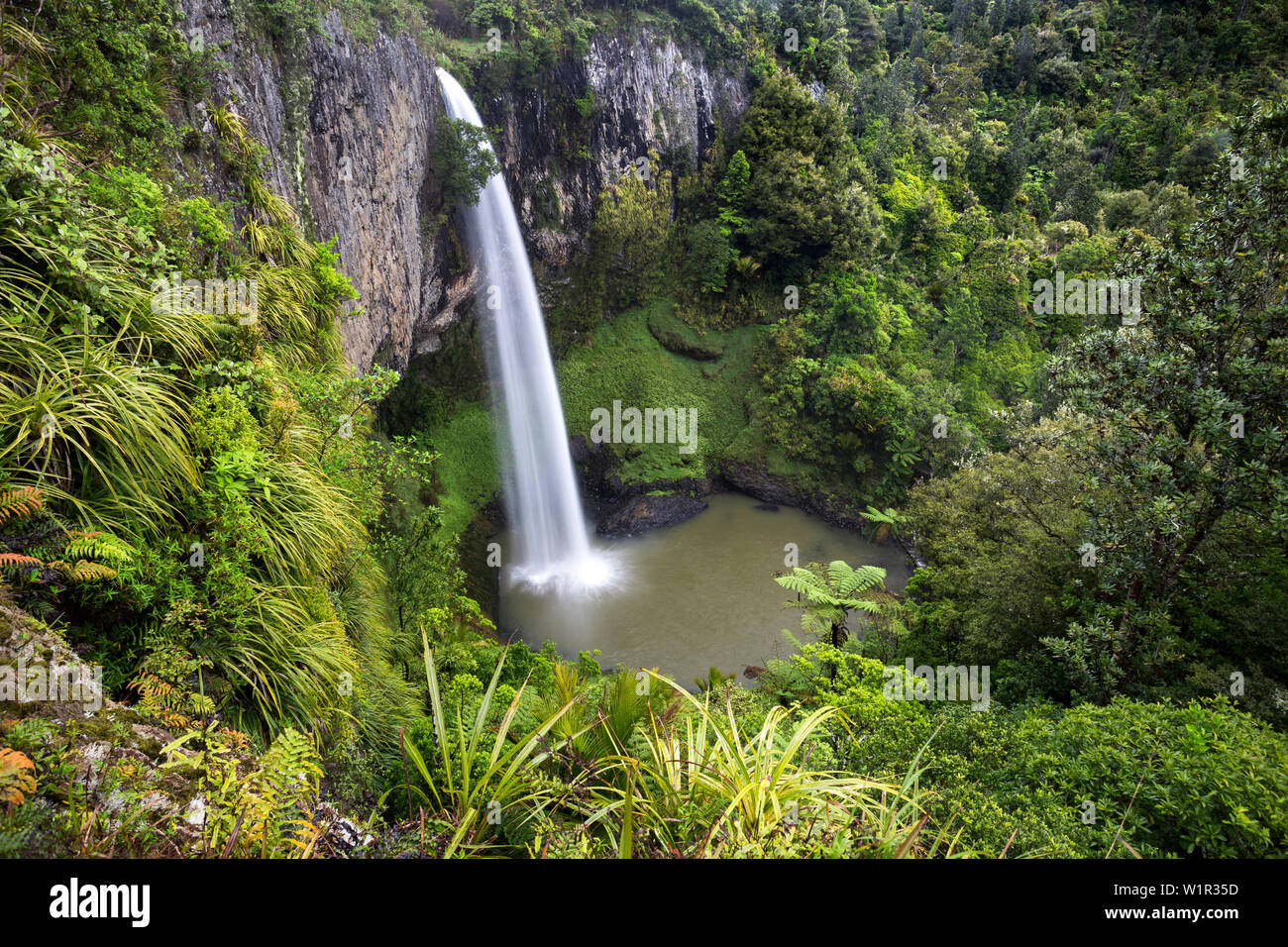 Bridal Veil Falls, Raglan, Waikato, North Island, New Zealand, Oceania ...