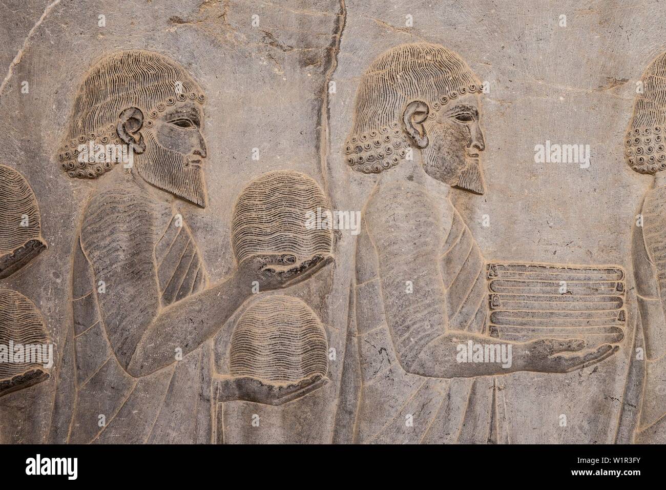 Relief of Persepolis, Iran, Asia Stock Photo - Alamy