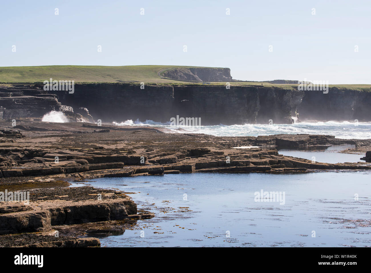 The Cliffs of Kilkee are not as famous as the Cliffs of Moher, but just ...