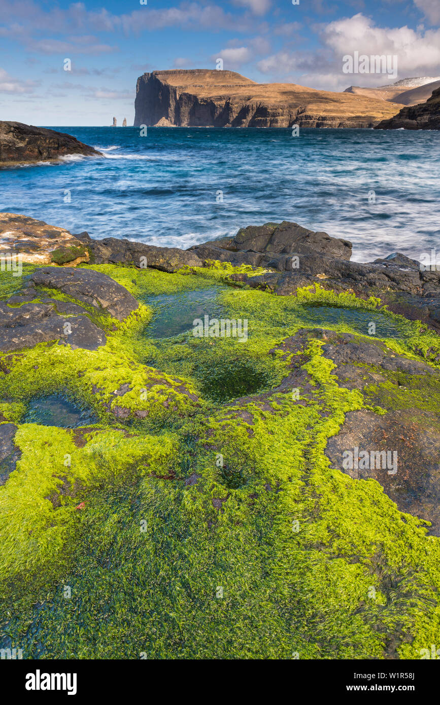 Cliffs at Eidi, Eysturoy, Faroe Islands, Denmark Stock Photo - Alamy