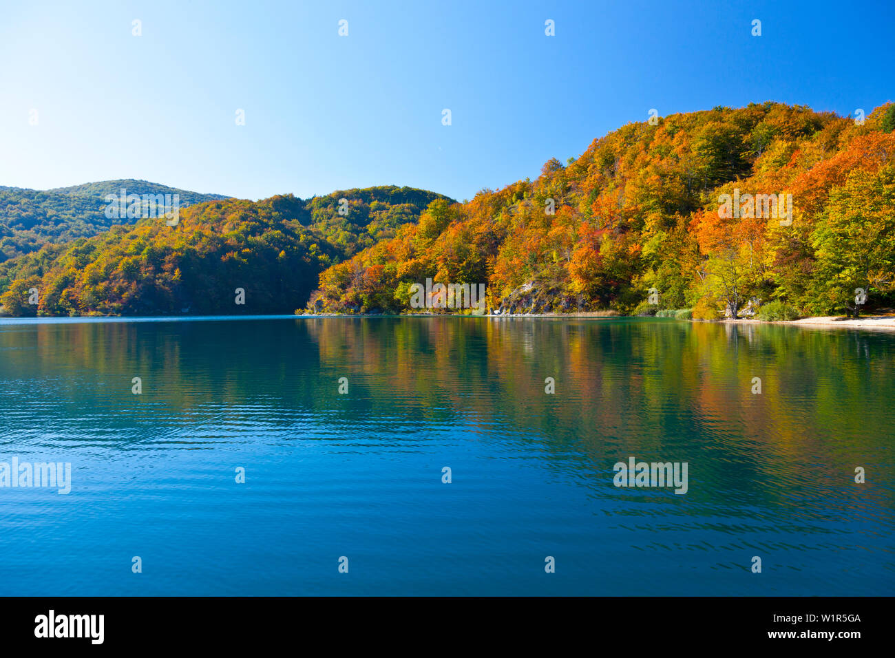 Plitvice lakes National Park, Lika region, Croatia, Europe Stock Photo ...