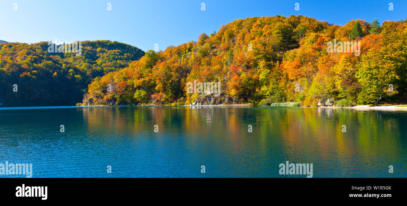 Plitvice lakes National Park, Lika region, Croatia, Europe Stock Photo ...