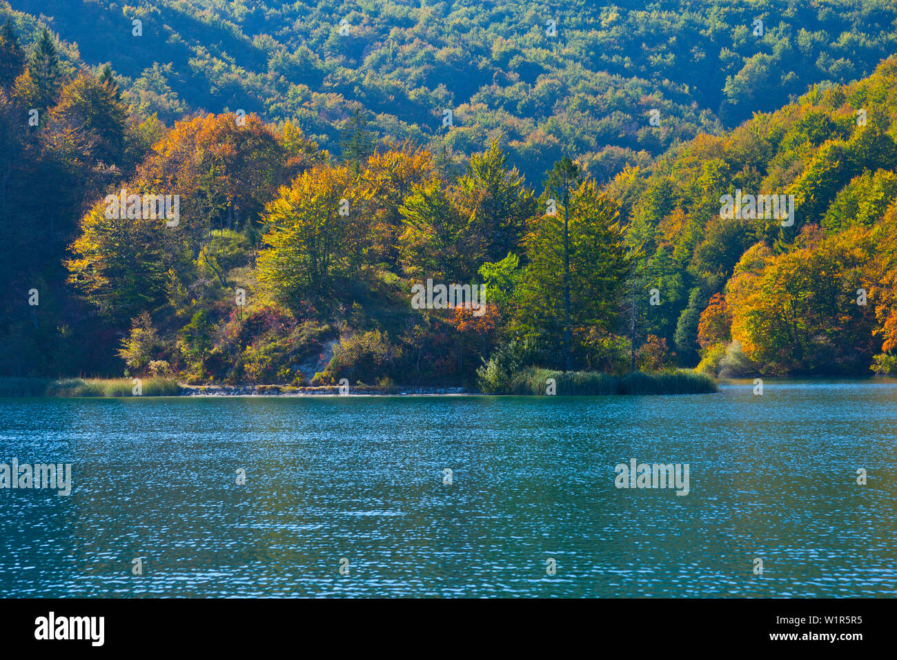 Plitvice lakes National Park, Lika region, Croatia, Europe Stock Photo ...
