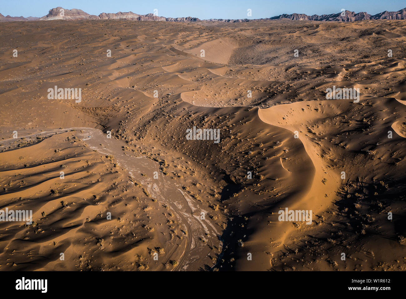 Sanddunes in Mesr in Kavir desert, Iran, Asia Stock Photo - Alamy