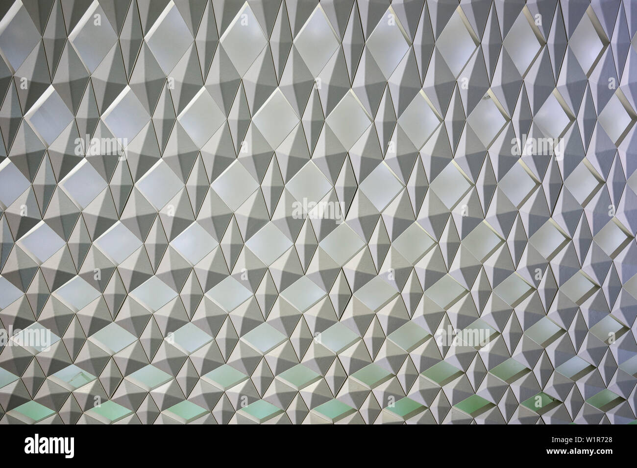 Detail of wall cover, interior of Opera, the New Opera House in Oslo ...