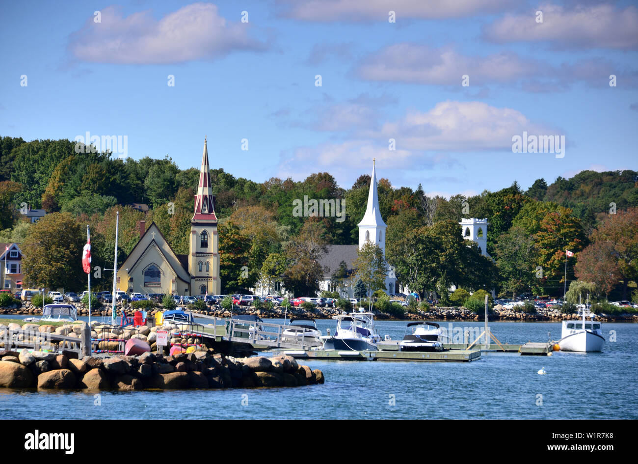Mahone Bay, Nova Scotia, Canada Stock Photo - Alamy
