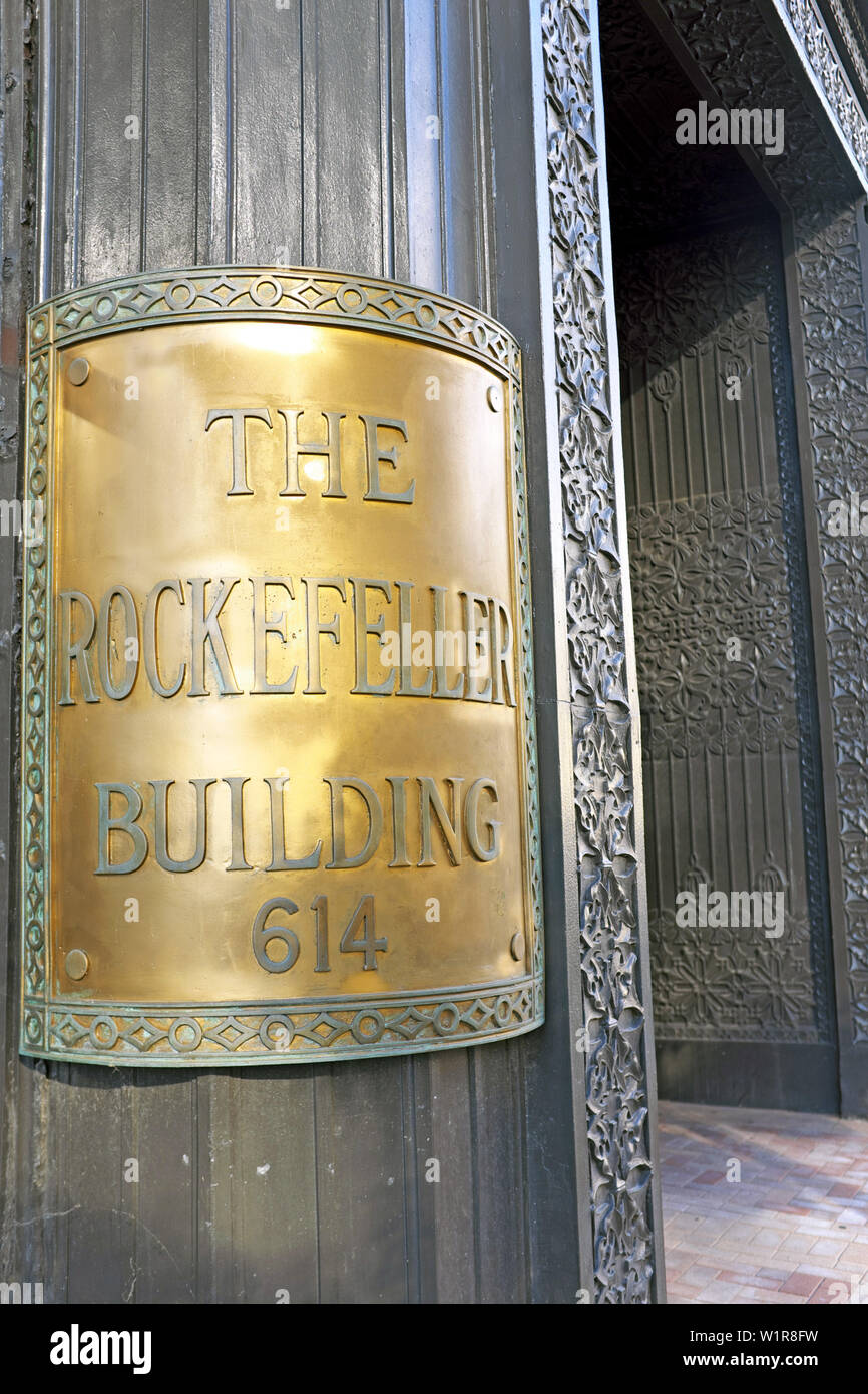 Rockefeller historic building hi-res stock photography and images - Alamy